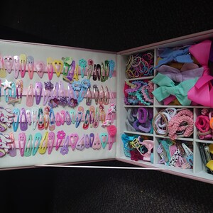 Girl's Hair Accessory Storage Box Hair Clip Holder - Etsy UK