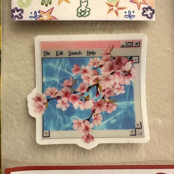 Anime Girl | Cybercore | Retro Anime Aesthetic | Holographic Stickers ...