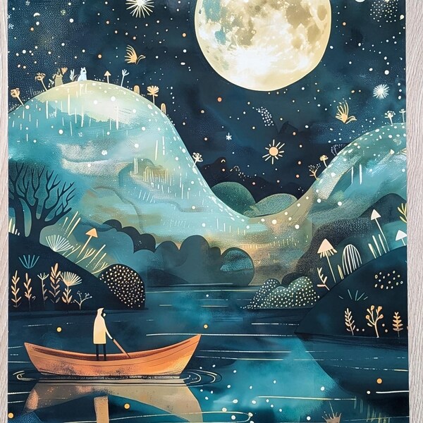 Ancient Oak Tree of Wisdom, Landscape, Art for Print Digital Download ...