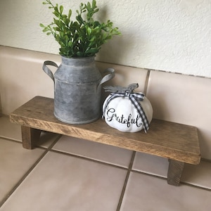 Handmade Wood Riser Farmhouse Style Riser Rustic Wood Riser 4x13 Wood ...