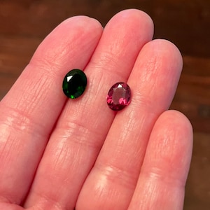 3.95ct Natural Tri Color Red Green and Yellow Andesine - Etsy