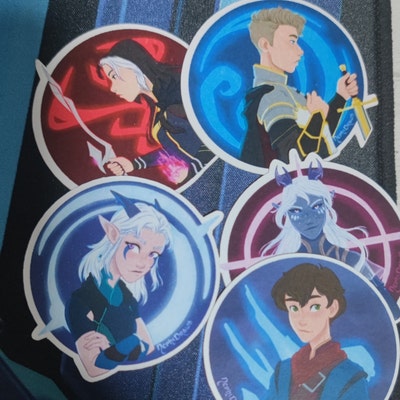 Dragon Prince Character Stickers - Etsy