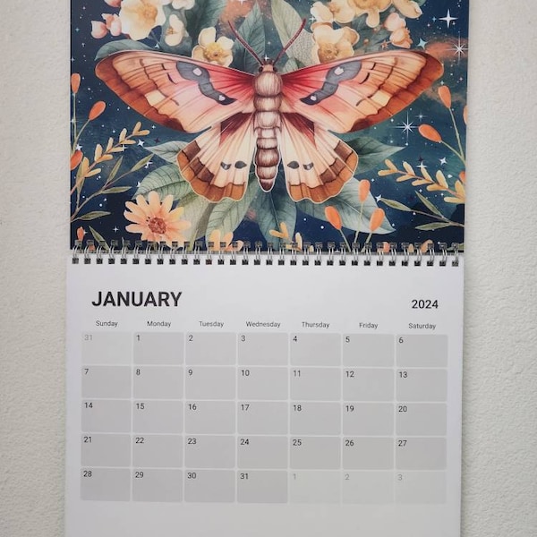 Woodland Calendar, 2025 Nature Calendar, Forestcore Wall Art, Magic ...