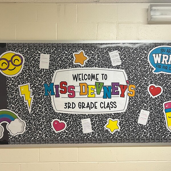 Back to School Bulletin Board Kit for Teachers Classroom Decor - Fall ...