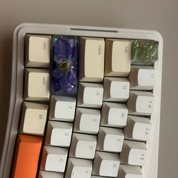 5PCS Keycaps Set for Mechanical Keyboard | Handmade Resin Keycaps ...