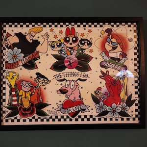 Japanese Simpsons Tattoo Traditional Simpsons Tattoo Flash Sheet Tattoo ...