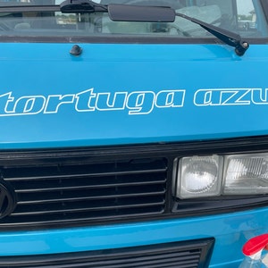 Custom SYNCRO Vinyl Decal/sticker/lettering Customized Message VW ...