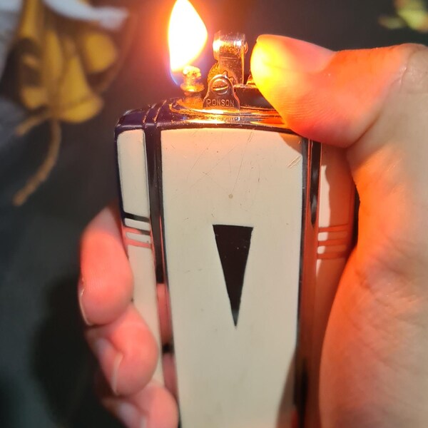 ACE of SPADES LIGHTER Working 1960s Gambling Cards Flip Top Rare ...