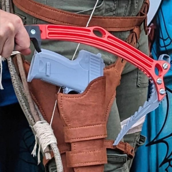 Tomb Raider Gun Holster Pattern & Tutorial for Lara Croft Cosplay DIY Blueprint PDF Digital ...