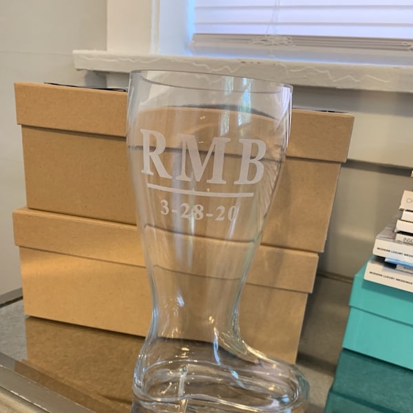 Personalized Beer Boot - Das Boot - Custom Boot Glasses - Big Beer Mug ...