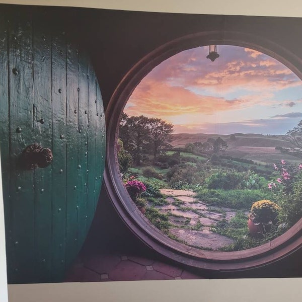 Wall Murals - Hobbit House Mural - Wallpaper Print - Peel and Stick ...