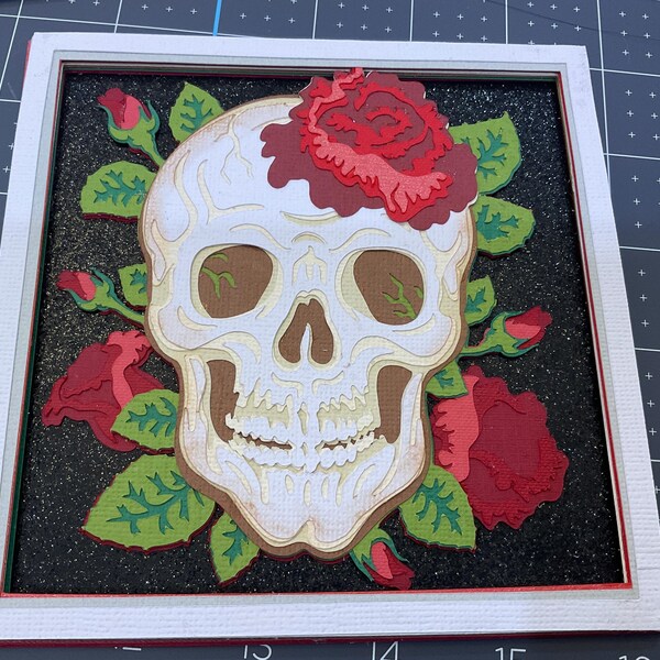 3D Layered Roses With Lace Frame SVG EPS, Custom Name Photo Frame ...