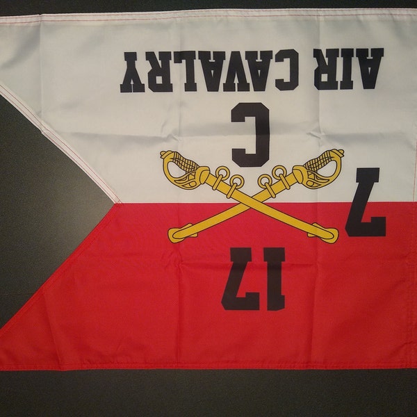 Custom Cavalry Guidon | Double Sided | 20"x27" | CAV | Free Shipping - Etsy