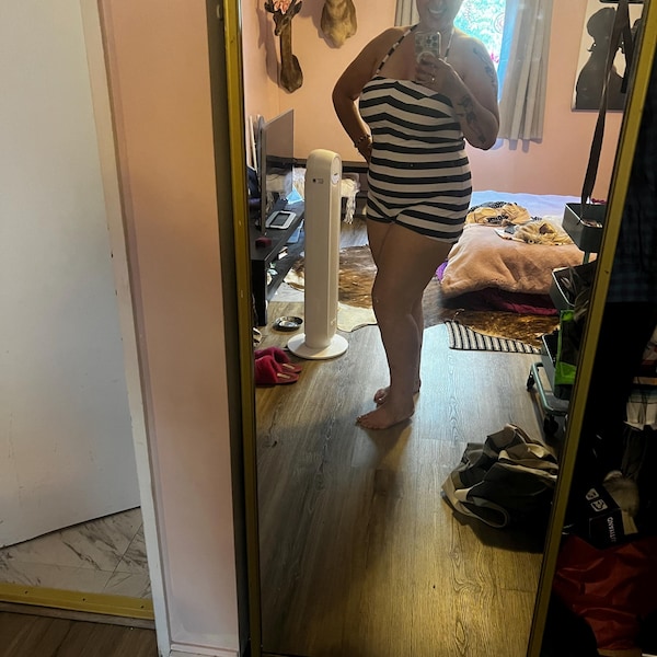 Helen Retro Two Piece Women's Bikini Swimsuit - High Waist Skirt and ...