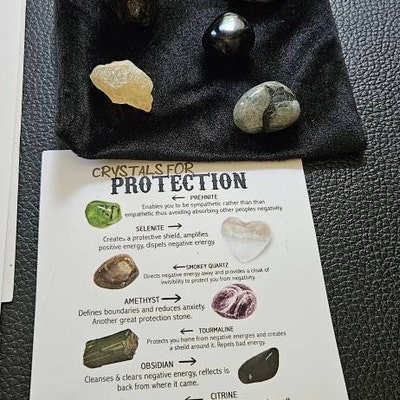 Protection Gemstone Gift Set 0f 8 Block Negativity Peace Ward off Evil - Etsy