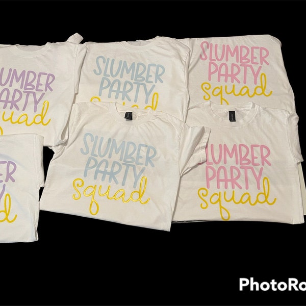 Slumber Party Svg, Girl Party Svg, Slumber Party Squad Svg, Girl Svg ...