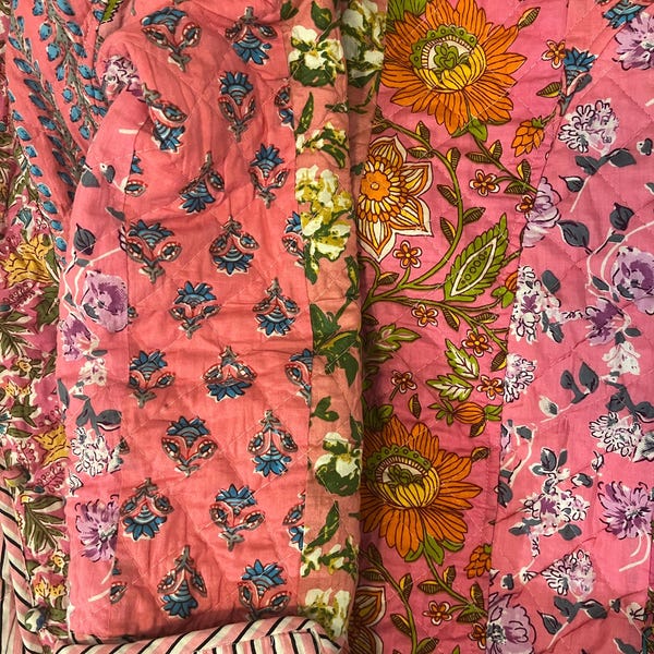 Suzani Embroidery Cotton Velvet Jacket, Kimono Jacket Handmade Soft TNT ...