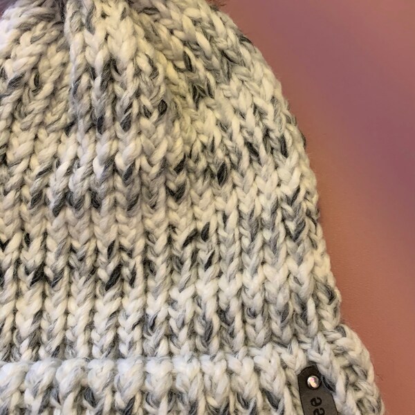 Knitting Handmade Beanie Name Tags, Crochet Beret Suede Labels ...