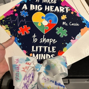 Custom Senior Graduation Cap Topper for Man, High School Boy Grad Cap ...