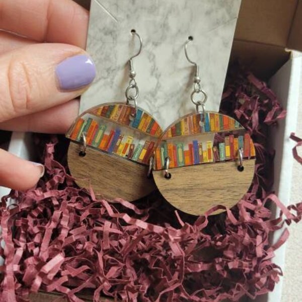 Mini Bookshelf, Mushroom Mini Library, Bookshelf Décor, Mini Books ...