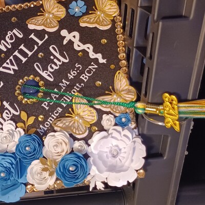 Custom Graduation Cap Topper Personalized Grad Cap Senior Class of Gift ...