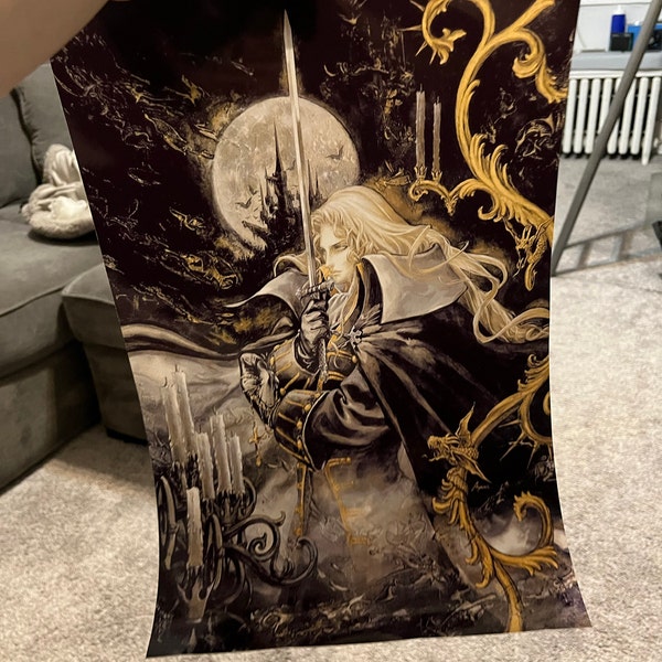 Castlevania Alucard Poster - Etsy