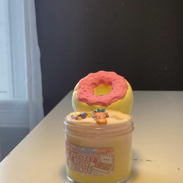 Strawberry Japanese Soda Fizz Slime (scented) - Etsy
