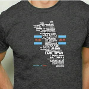 Chicago Music Venues T-shirt, Gifts for Music Lovers, Gifts Under 50 ...