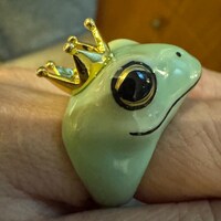 Frog Prince Ring, Frog Ring, Original. - Etsy Canada