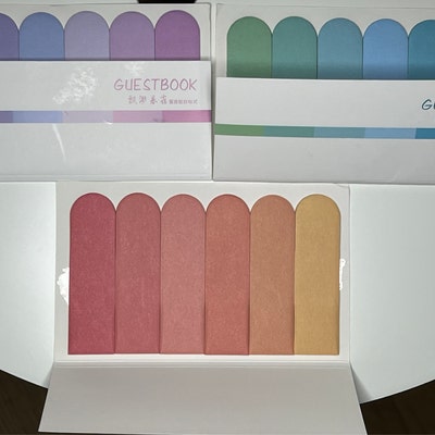 Sticky Index Tabs, Annotation Marks, Index Sticky Highlighter, Book ...