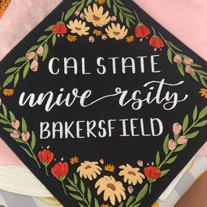 Embroidered Graduation Cap Topper Lemon Graduation Cap - Etsy