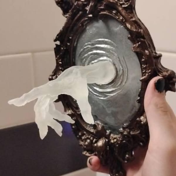 Spectral Hand Wall Plaque, Glow in the Dark Resin | Victorian Gothic ...