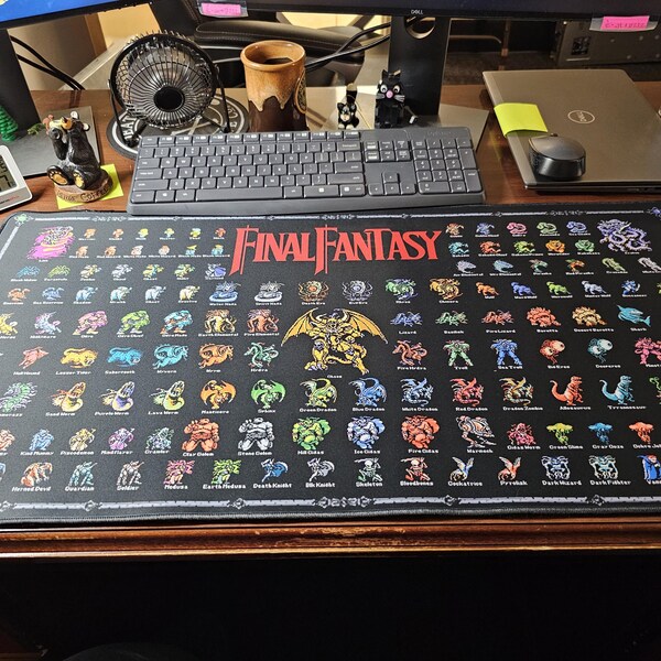 Dragon Quest 4 Cover Art - Gaming Desk Mat, Two Variations, Different ...