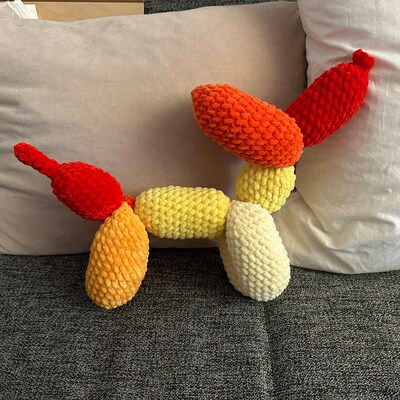Balloon Animal Dog Crochet PATTERN ONLY Instant DOWNLOAD Puppy ...
