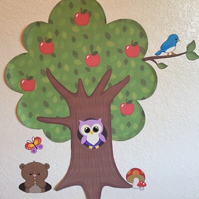 Forest Friends Clip Art and Digital Paper Set Digital Download Woodland ...