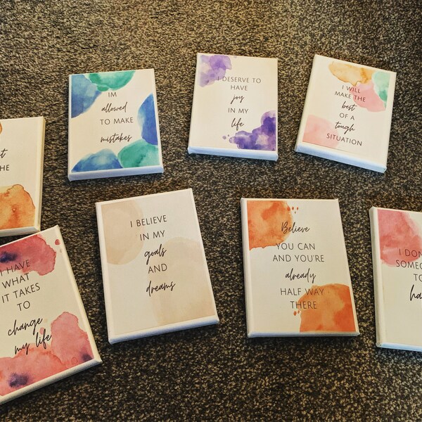 100 Affirmation Cards Digital Download, Mindfulness Affirmations Deck ...