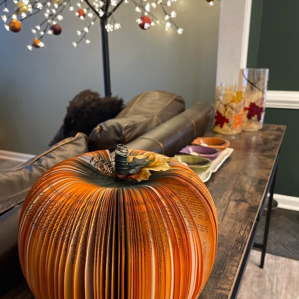 Book Pumpkins for Fall and Halloween (original-smooth) - Etsy
