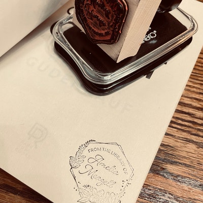 Library Stamp 48 Wooden or Self-inking Calligraphy Bookplate, Ex Libris ...