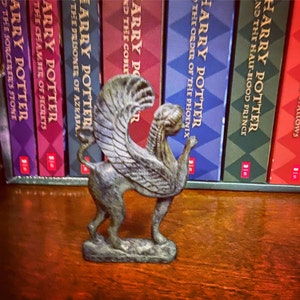 Sphinx Mini Sculpture Ancient Greek Bronze Statue Guardian | Etsy