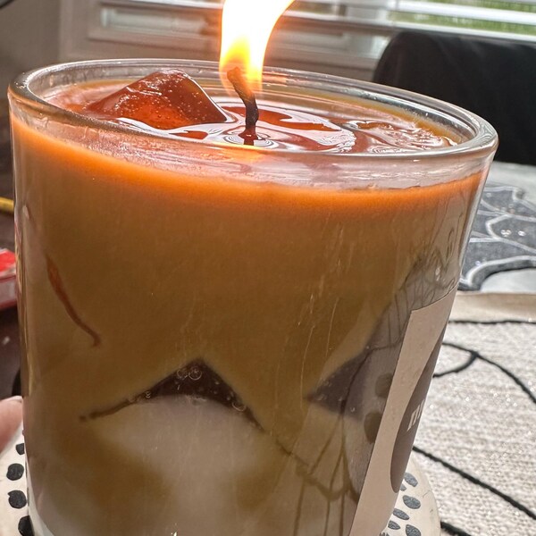 Iced Latte Candle Unique Gift for Coffee Lover Nontoxic Caramel ...