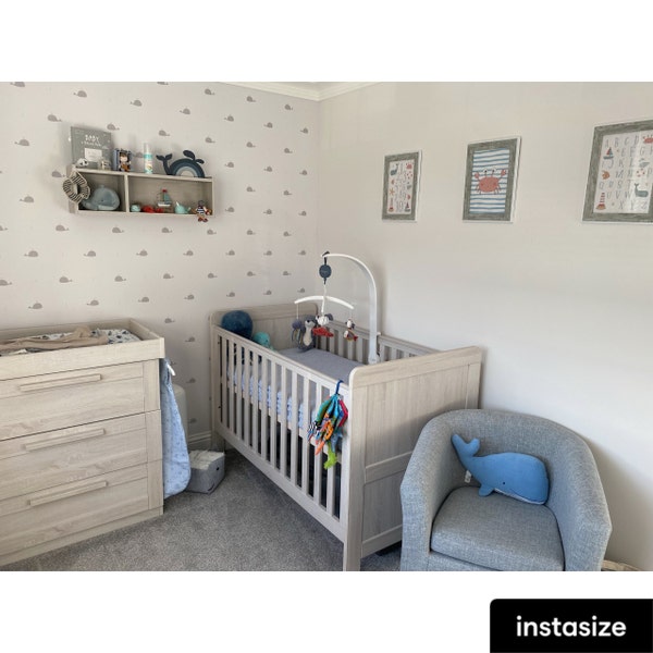 Nautical Print Set Cute Sea Beach Ocean Themed Neutral Nursery Wall Art ...