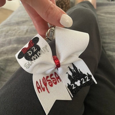 Summit Keychain Bow Cheer Bow Key Chain Summit Key Chain Cheerleading ...