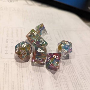 Bard Song Dnd Dice Set for Dungeons and Dragons D20 TTRPG - Etsy