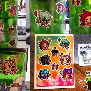 Chibi Heartsteel Stickers - Etsy