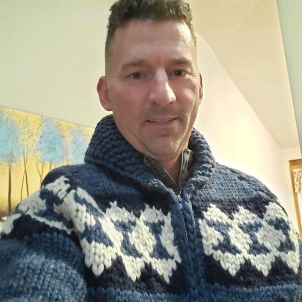 Handknit Wool Sweater | Traditional Canadian Knitwear | Unisex Wool ...