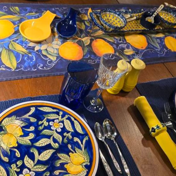 Pretty Lemon Wall Art With Amalfi Style Scene of Lemon Window Wall ...