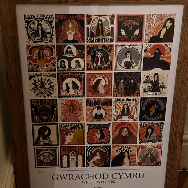 WELSH WITCHES Gwrachod Cymru Efa Lois Print Welsh Folklore History ...