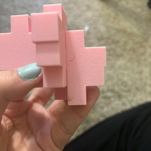 Minecraft Style Rose Custom Colors Desk Accessory Gift for Gamers ...