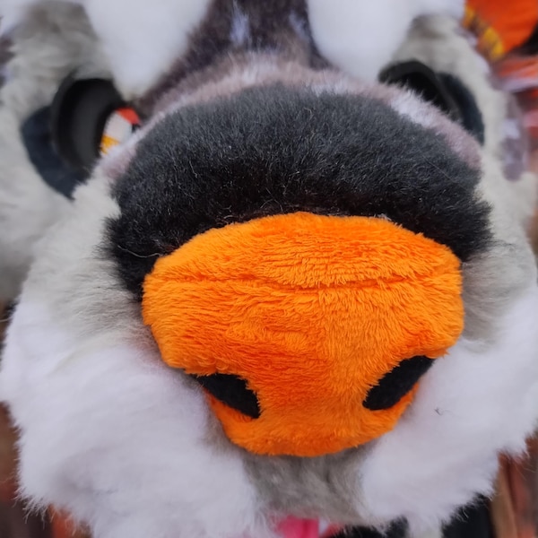 Fursuit Nose Pattern and Tutorial - Pickable Plush Dog Snout W ...