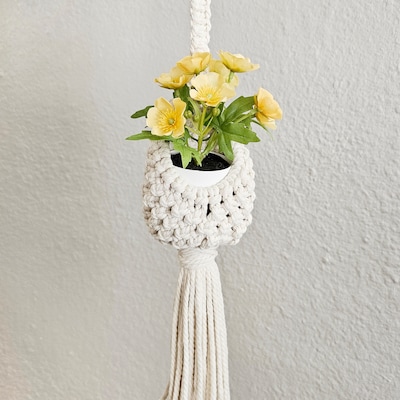 DIY MACRAME POD Pattern, Pdf Instructions Learn to Macrame, Air Plant ...